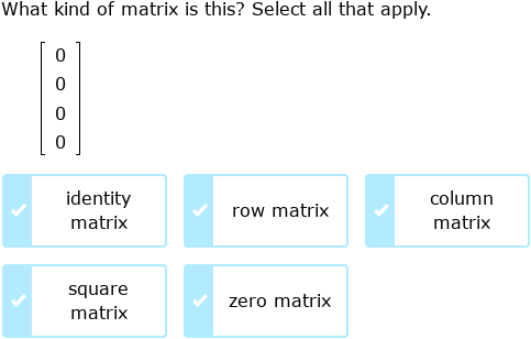 IXL - Matrix vocabulary (Precalculus practice)