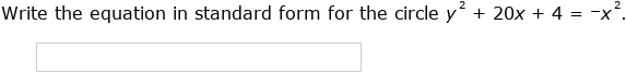 IXL - Convert equations of circles from general to standard form (Advanced algebra practice)