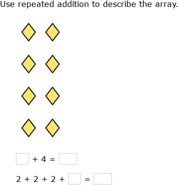 IXL | Write addition sentences for arrays - sums to 25 | Foundations 1 math