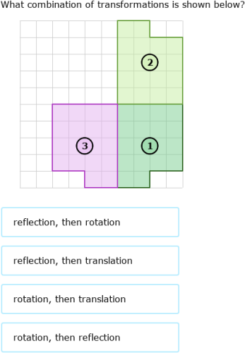 IXL - Classify congruence transformations (Geometry practice)