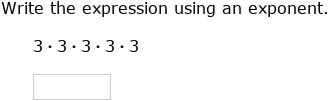 IXL | Write multiplication expressions using exponents | Intermediate 1 ...