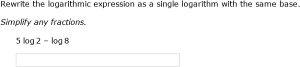 IXL - Properties of logarithms: mixed review (Precalculus practice)