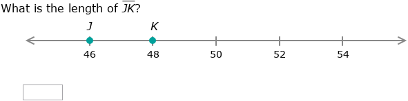 IXL - Lengths of segments on number lines (Geometry practice)