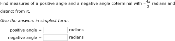 IXL - Coterminal and reference angles (Precalculus practice)