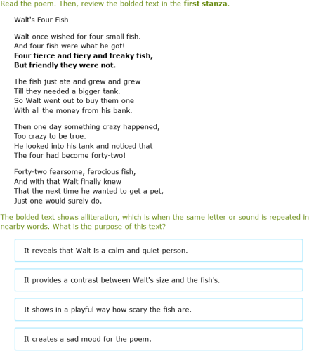 IXL | Read poetry | Intermediate 1 language arts