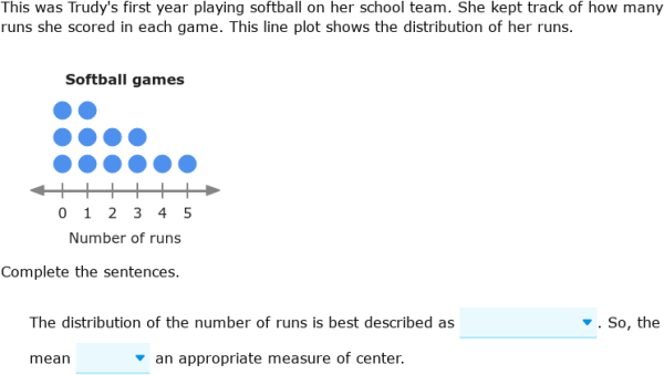 IXL - Choose appropriate measures of center and variation (Statistics ...