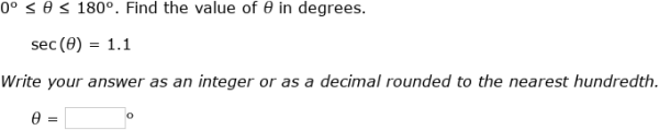 IXL - Inverses of trigonometric functions using a calculator (Precalculus practice)