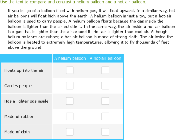 IXL | Compare and contrast in informational texts | Foundations 2 ...