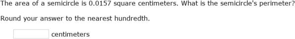 IXL | Area and perimeter of semicircles and quarter circles | Intermediate 2 math