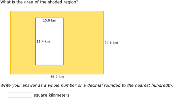 IXL | Area between two shapes | Intermediate 2 math