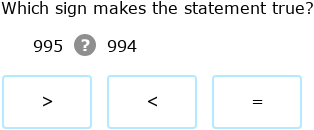 IXL | Comparing numbers up to 1,000 | Foundations 1 math