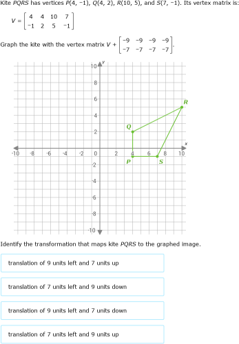 IXL - Transformation matrices: graph the image (Precalculus practice)