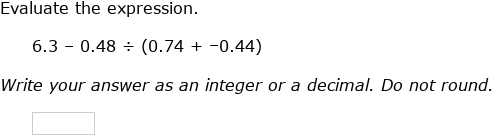 IXL | Evaluate numerical expressions involving rational numbers | Intermediate 2 math