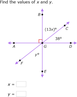 IXL | Write and solve equations using angle relationships ...