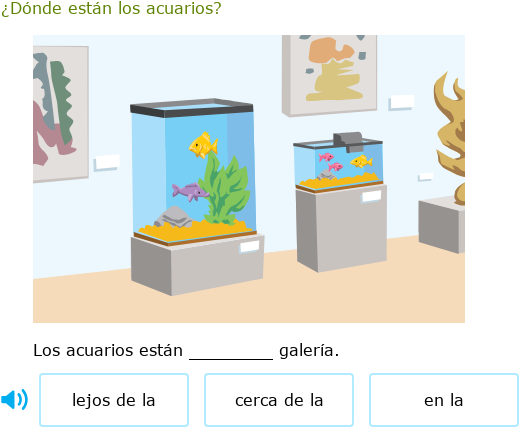 IXL | Prepositions of place | Spanish
