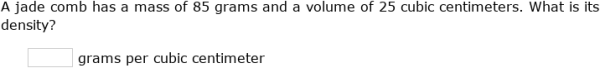 IXL - Calculate density, mass, and volume (Geometry practice)