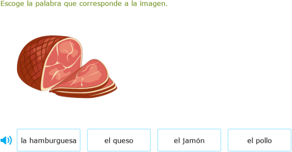IXL | Recognize food items | Spanish