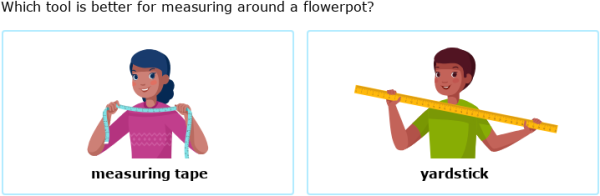 IXL | Choose the best measuring tool: customary units of length ...