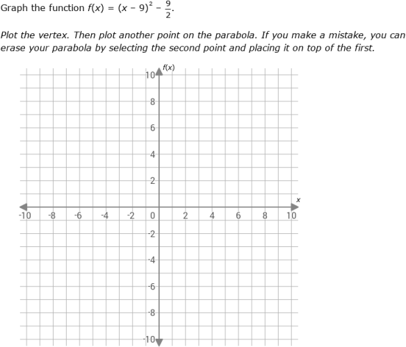IXL - Graph a quadratic function (Advanced algebra practice)