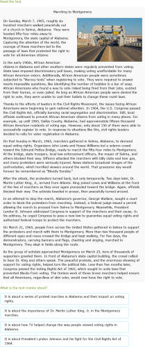 IXL | Read about history | Intermediate 1 language arts