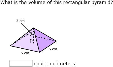 IXL | Volume of pyramids | Intermediate 2 math