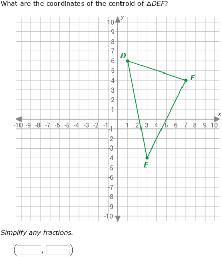 IXL - Find the centroid of a triangle (Geometry practice)