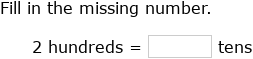 IXL | Convert between place values - ones, tens, and hundreds ...