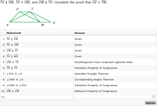IXL - Proofs involving quadrilaterals (Geometry practice)