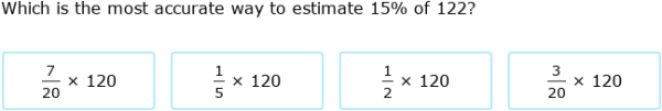 IXL | Estimate percents of numbers | Intermediate 1 math
