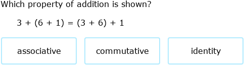 IXL | Properties of addition and multiplication | Intermediate 2 math