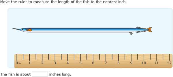 IXL | Measure using an inch ruler | Foundations 1 math
