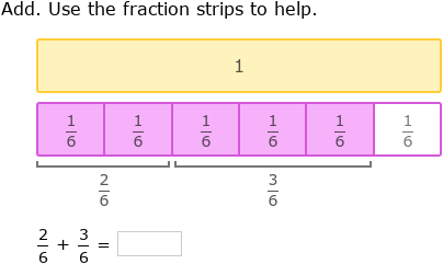 IXL | Add fractions with like denominators using strip models ...