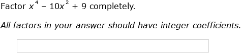 IXL - Factor using a quadratic pattern (Algebra practice)