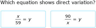 IXL | Identify direct variation | Intermediate 2 math