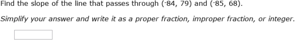 IXL - Find the slope from two points (Algebra practice)