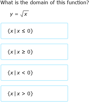 IXL - Domain and range (Precalculus practice)