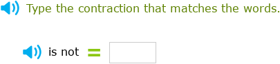 IXL | Form contractions with "not" | Foundations 1 language arts