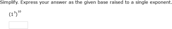 IXL | Power of a power: integer bases | Intermediate 2 math