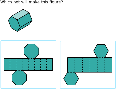 IXL | Nets of three-dimensional figures | Intermediate 1 math