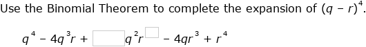 IXL - Binomial Theorem I (Advanced algebra practice)