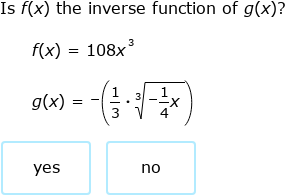 IXL - Identify inverse functions (Advanced algebra practice)