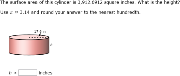 IXL | Surface area of cylinders | Intermediate 2 math