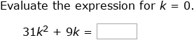 IXL | Evaluate one-variable expressions | Intermediate 2 math
