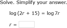 IXL - Solve logarithmic equations with multiple logarithms (Precalculus practice)