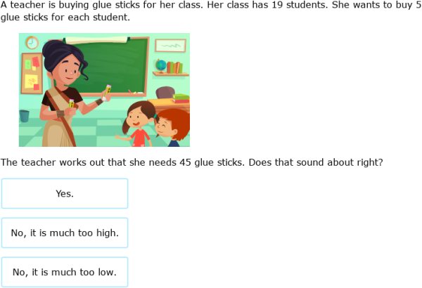 IXL | Estimate products word problems: identify reasonable answers ...