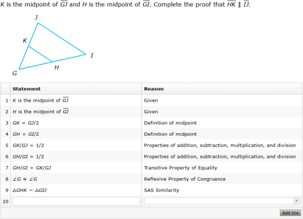 IXL - Proofs involving triangles II (Geometry practice)