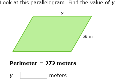 IXL - Perimeter (Geometry practice)