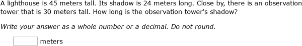 IXL - Similar triangles and indirect measurement (Geometry practice)