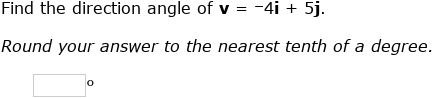 IXL - Find the direction angle of a vector (Precalculus practice)