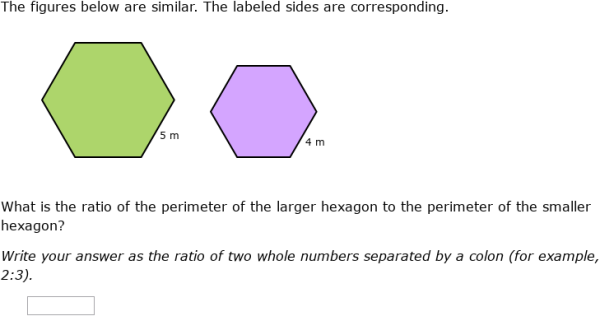 IXL - Perimeters of similar figures (Geometry practice)